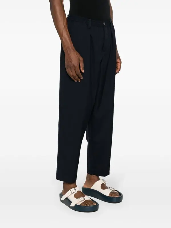 Marni Deep Tropical-wool Trousers