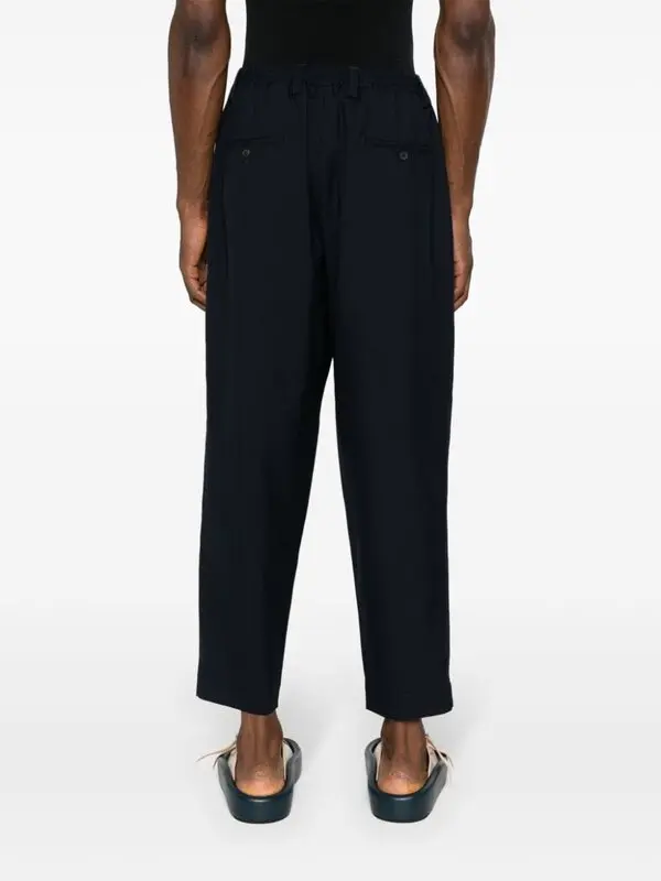 Marni Deep Tropical-wool Trousers