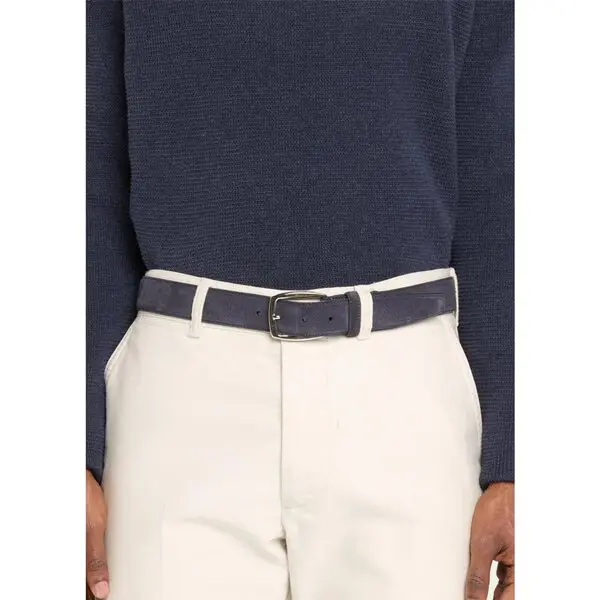 Brioni Calf Suede Belt - Blublk