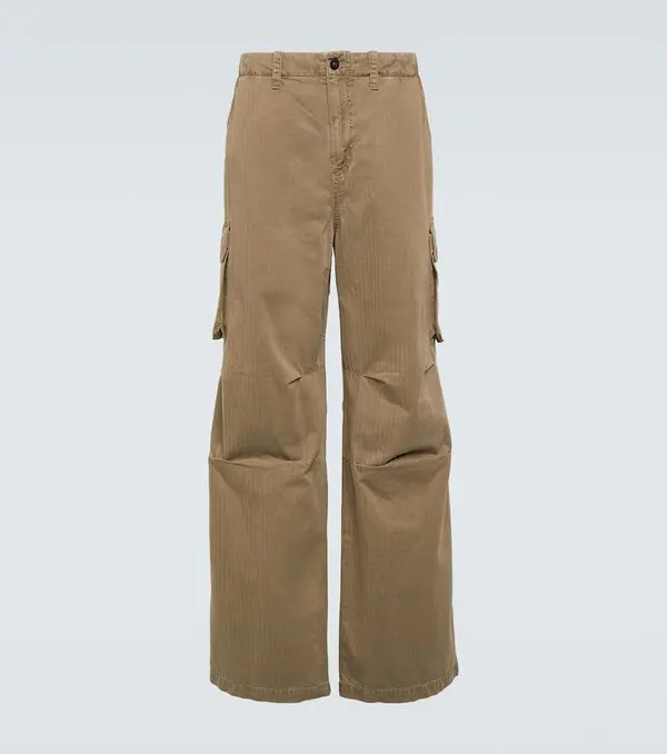 Our Legacy Mount Herringbone Cotton Cargo Pants