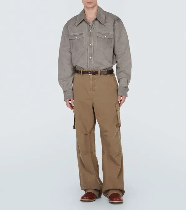 Our Legacy Mount Herringbone Cotton Cargo Pants