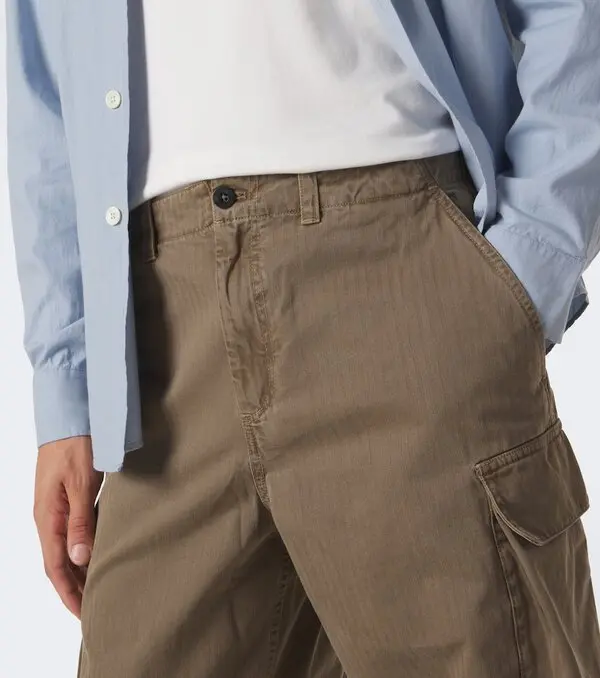 Our Legacy Mount Herringbone Cotton Cargo Pants