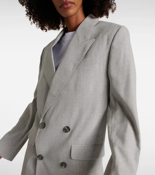 AMI Paris Double-breasted Wool Blazer