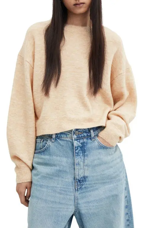 Mango Crewneck Drop Shoulder Sweater