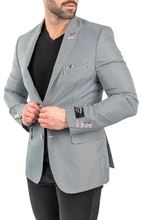 MACEOO Descartes Houndstooth Sport Coat