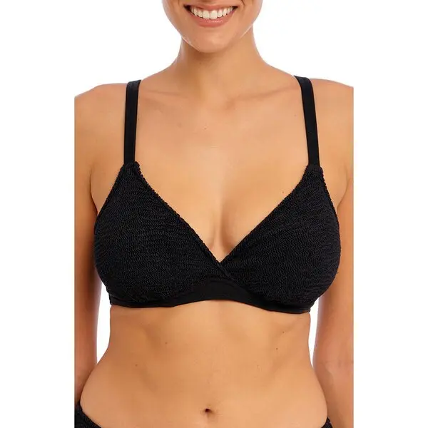 Freya Ibiza Waves Plunge Underwire Bikini Top - Black