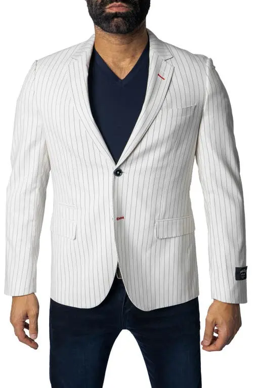 MACEOO Striped Sport Coat