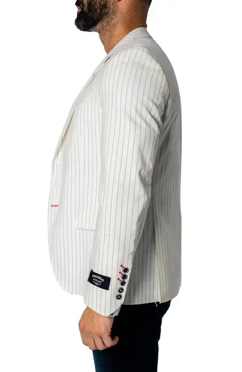 MACEOO Striped Sport Coat