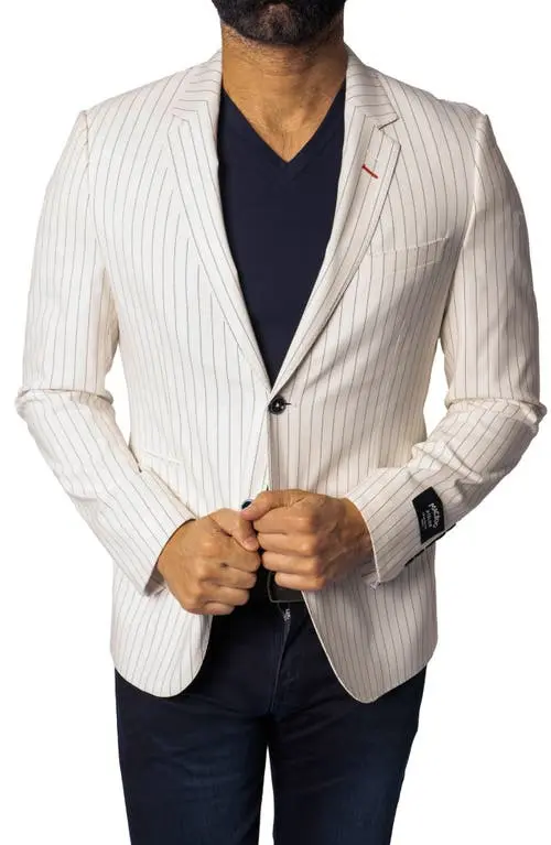 MACEOO Striped Sport Coat