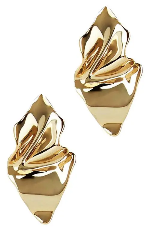 Alexis Bittar Crumpled Drop Earrings - No Stones