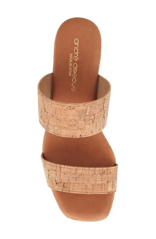 Andre Assous Cairo Platform Sandal - Natural