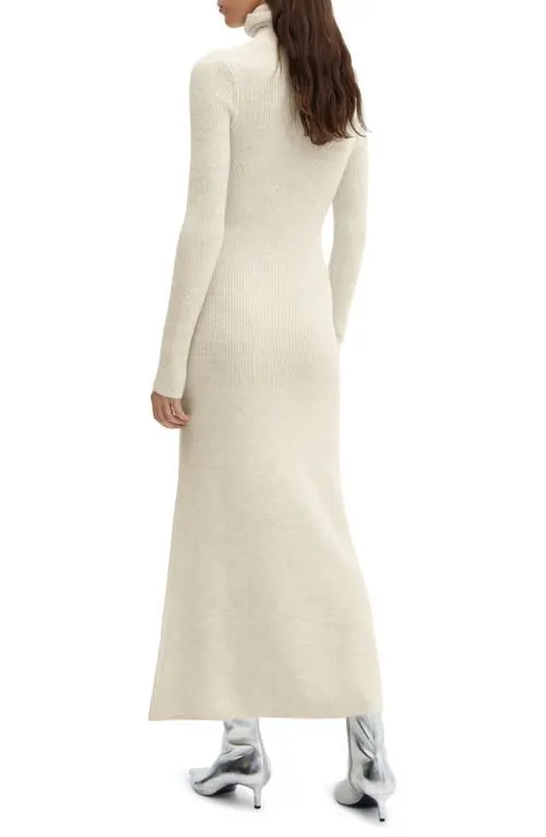 Mango Turtleneck Long Sleeve Sweater Dress