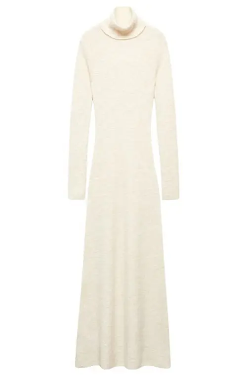 Mango Turtleneck Long Sleeve Sweater Dress