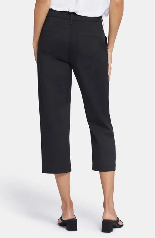 NYDJ Utility High Waist Crop Pants - Black