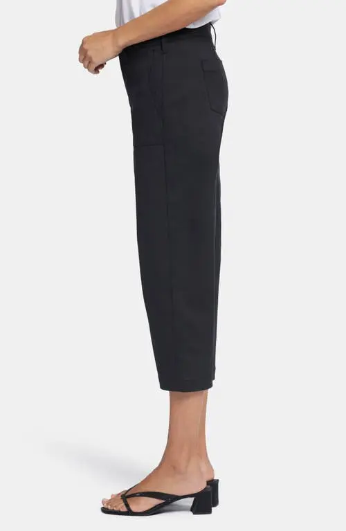 NYDJ Utility High Waist Crop Pants - Black