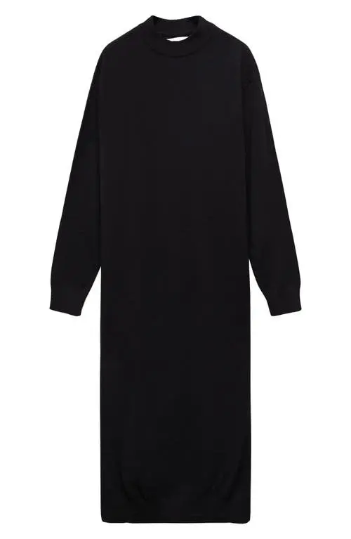 Mango Oversize Long Sleeve Midi Sweater Dress
