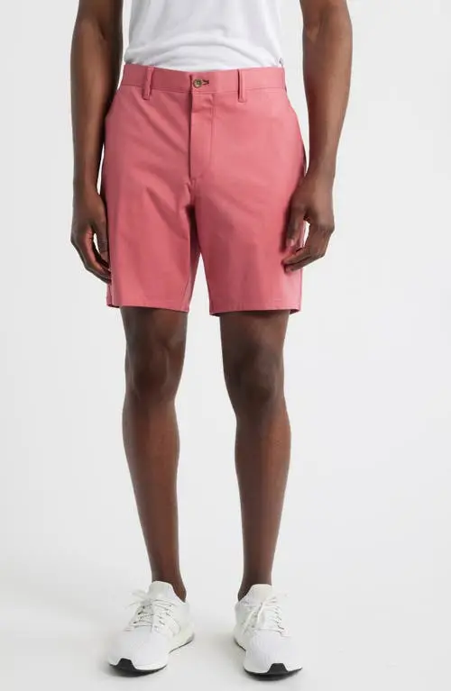 Johnnie-o Jupiter Cotton Blend Chino Shorts - Malibu Red