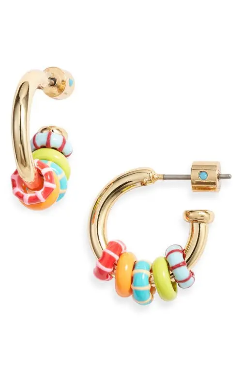 ROXANNE ASSOULIN Just Another Day In Paradise Hoop Earrings