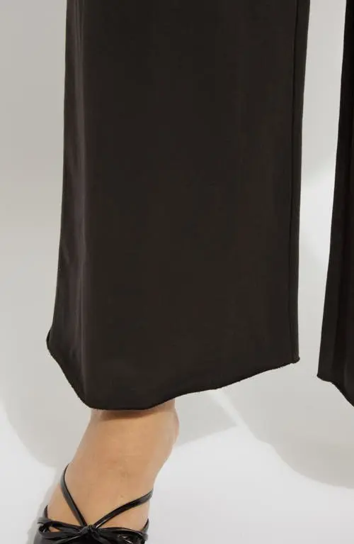 Lyssé Essentials Erin High-waist Wide-leg Pants - Black