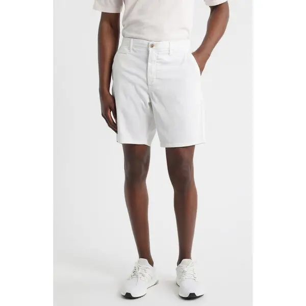 Johnnie-o Nassau Chino Shorts - White