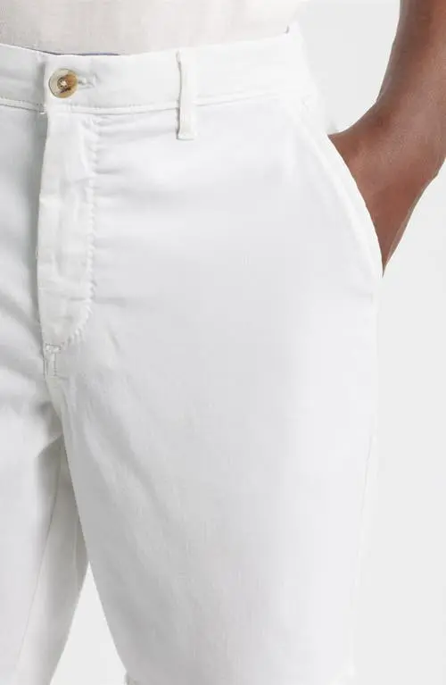 Johnnie-o Nassau Chino Shorts - White