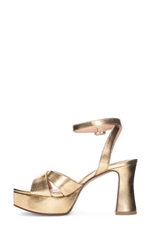 Chinese Laundry Theena Metallic Platform Sandal