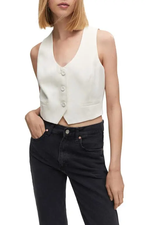 Mango Cropped Vest