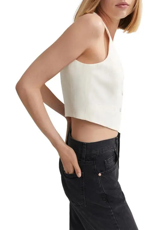 Mango Cropped Vest