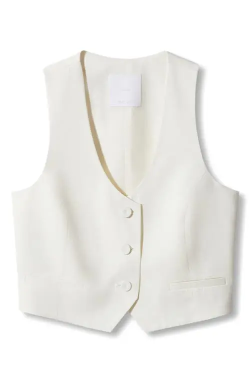 Mango Cropped Vest