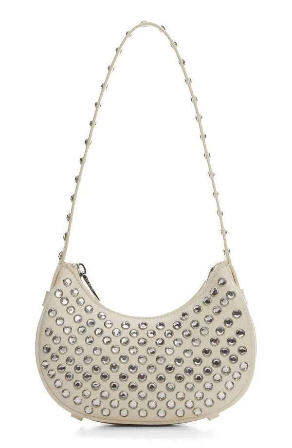 Mango Studded Shoulder Bag