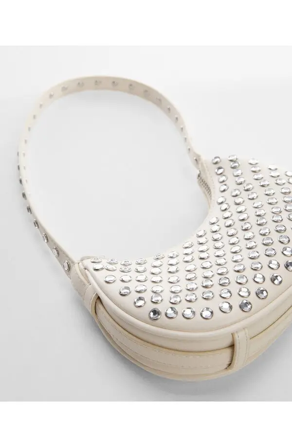 Mango Studded Shoulder Bag