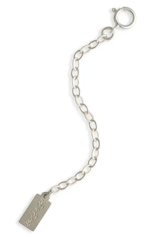 SET & STONES Extender Chain - Sterling Silver