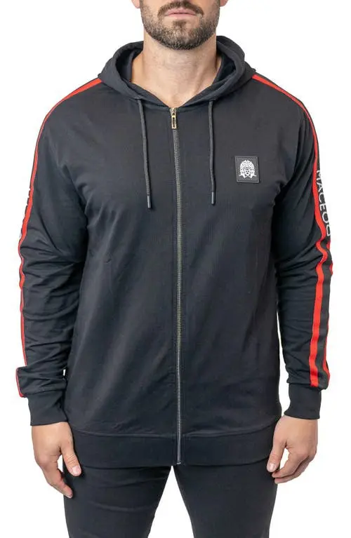 MACEOO Leo Hooded Zip-up Sweatshirt