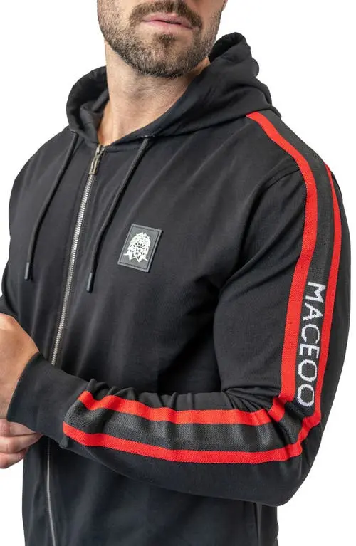 MACEOO Leo Hooded Zip-up Sweatshirt