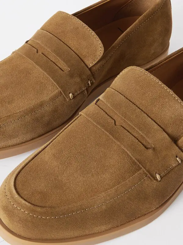 Mr P. Leo Suede Penny Loafers