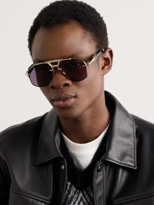 JACQUES MARIE MAGE Alta Aviator Sunglasses