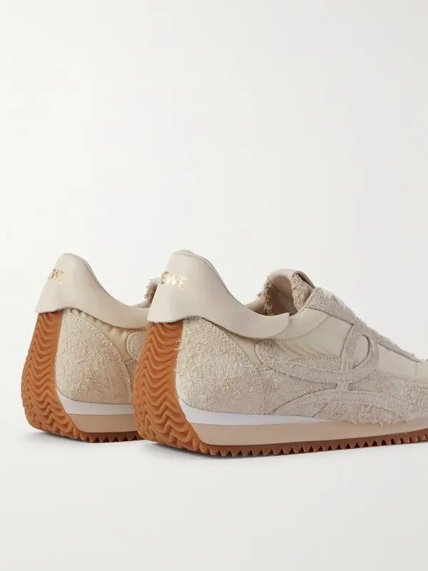 Loewe Flow Runner Leather-trimmed Sneakers