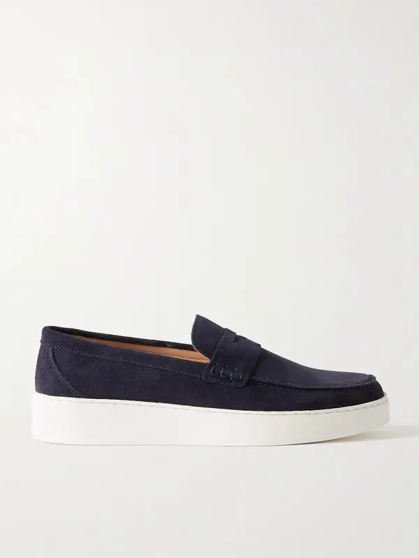 Mr P. Peter Suede Penny Loafers