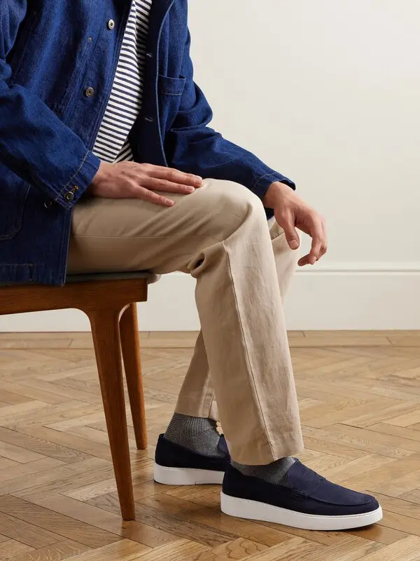 Mr P. Peter Suede Penny Loafers