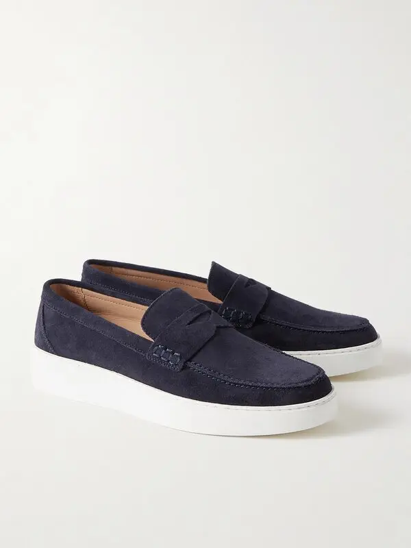 Mr P. Peter Suede Penny Loafers