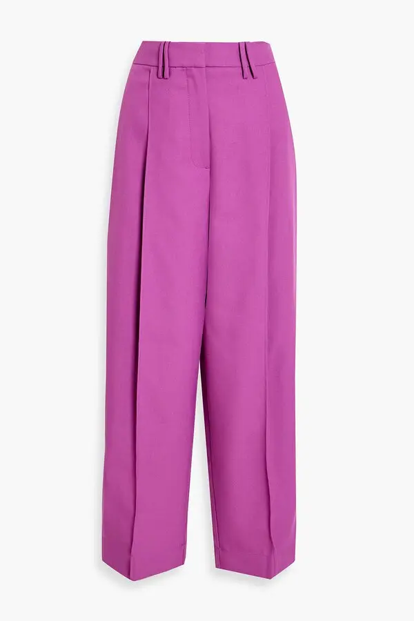 GANNI Woven Tapered Trousers