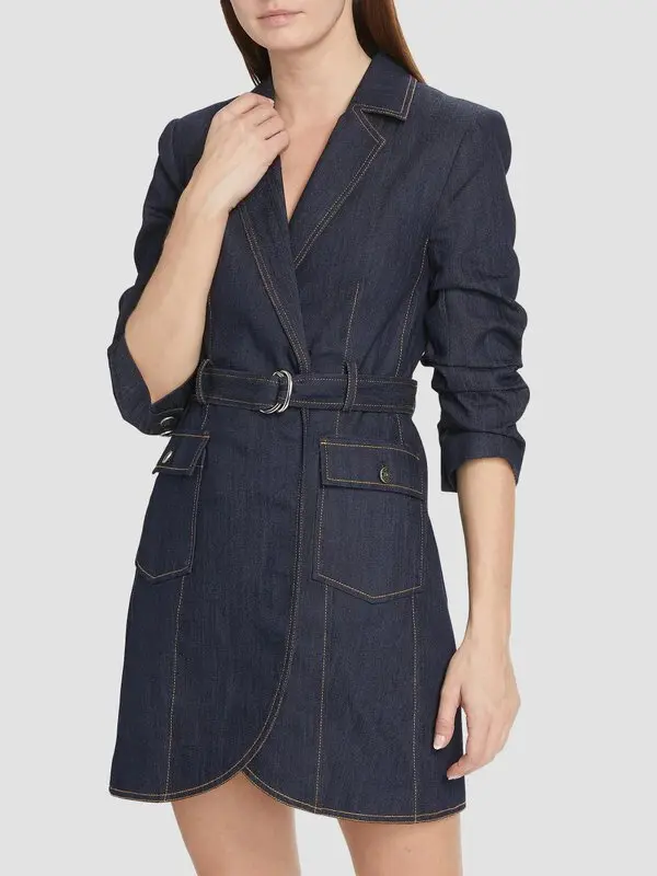 Cinq À Sept Jenessa Denim Blazer Minidress