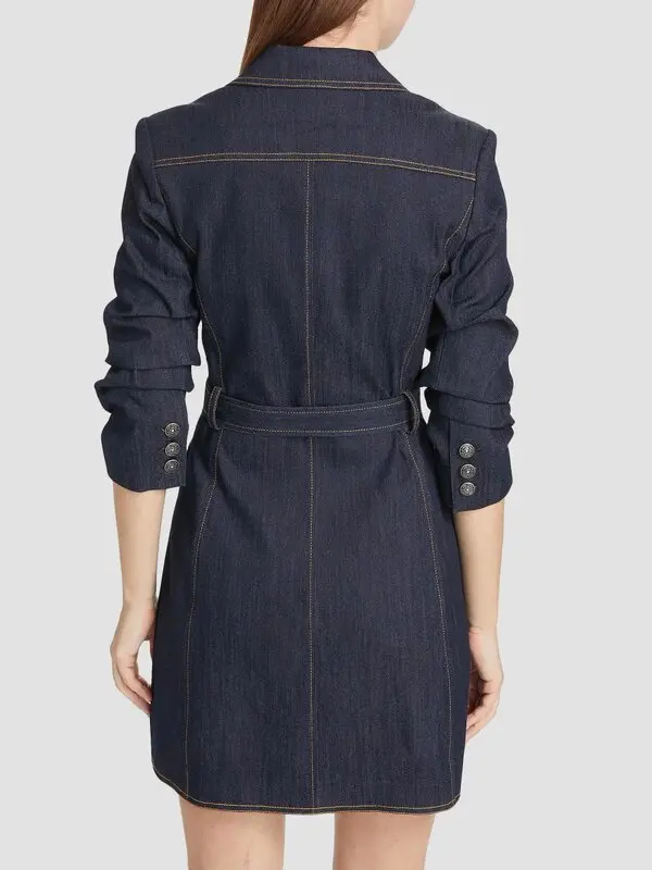 Cinq À Sept Jenessa Denim Blazer Minidress