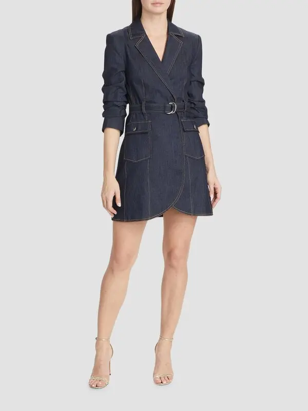 Cinq À Sept Jenessa Denim Blazer Minidress