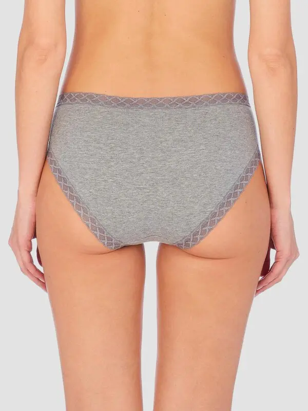 Natori Bliss Cotton French Cut Brief - Grey Heather