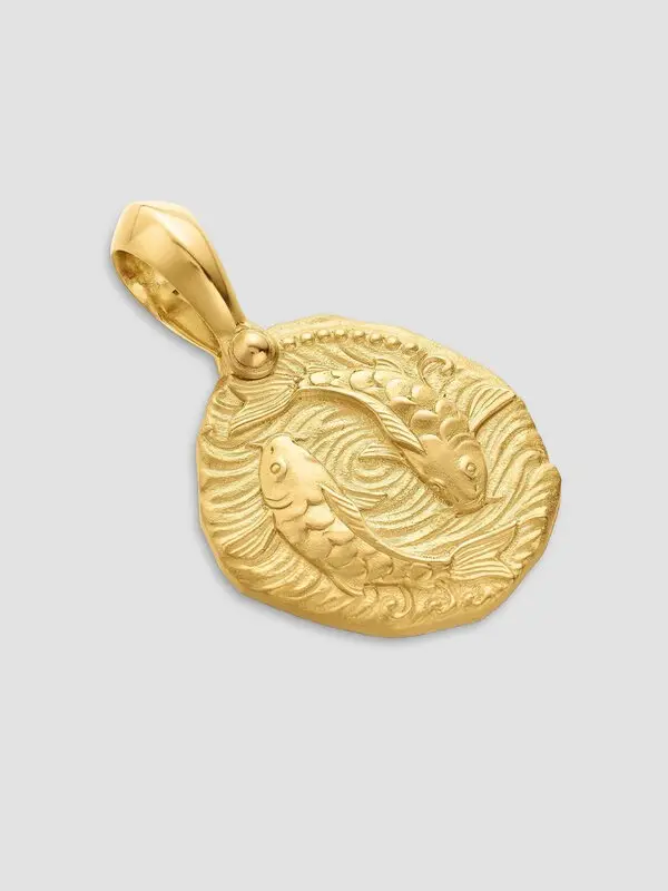 David Yurman Pisces Amulet In 18k Yellow