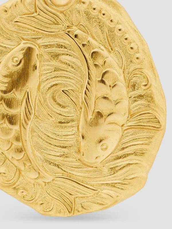 David Yurman Pisces Amulet In 18k Yellow