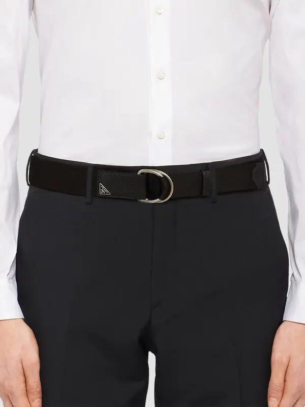 Prada Woven Nylon Belt