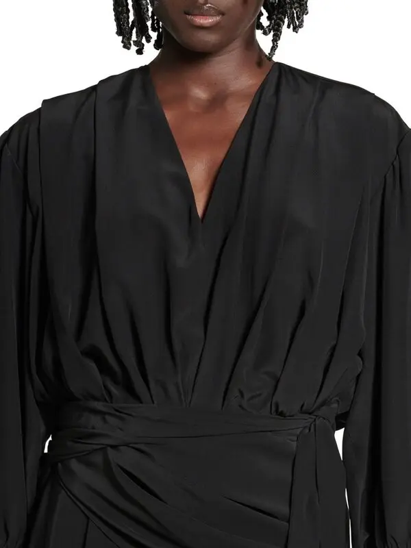 Balenciaga V-neck Mini Dress