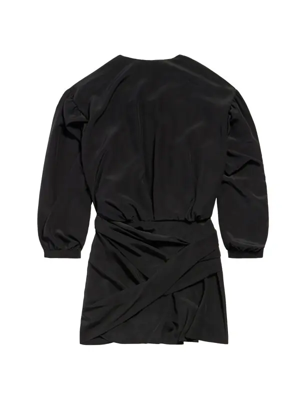 Balenciaga V-neck Mini Dress